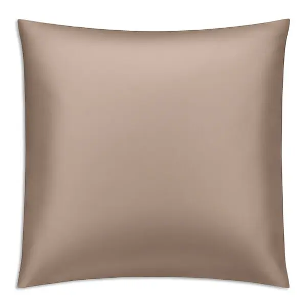 Gingerlily Silk Solid Euro Sham - Mocha
