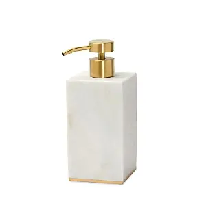 SFERRA Pietra Marble Soap Dispenser - White/gold