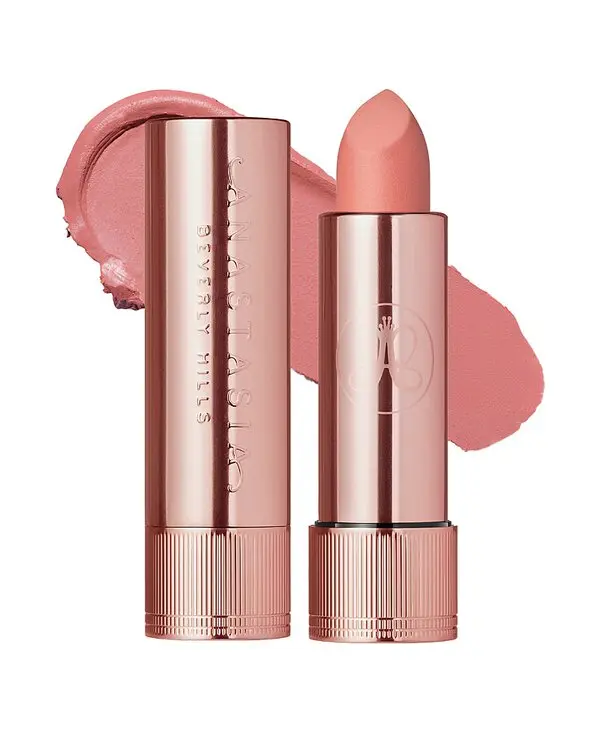 ANASTASIA BEVERLY HILLS Matte & Satin Velvet Lipstick - Hush Pink (baby Pink With A Matte Finish