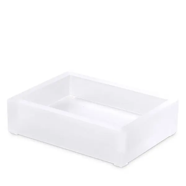 MIKE & ALLY Frost Sky Soap Dish - Frosted White