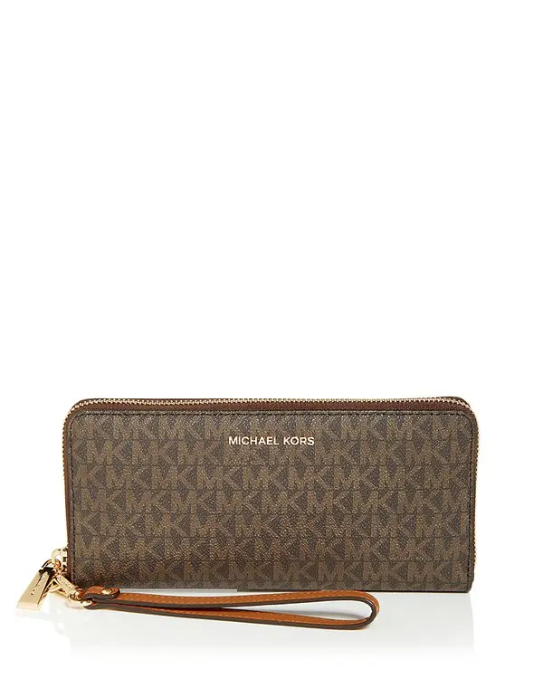 Michael Kors Michael Jet Set Travel Continental Wallet - Brown