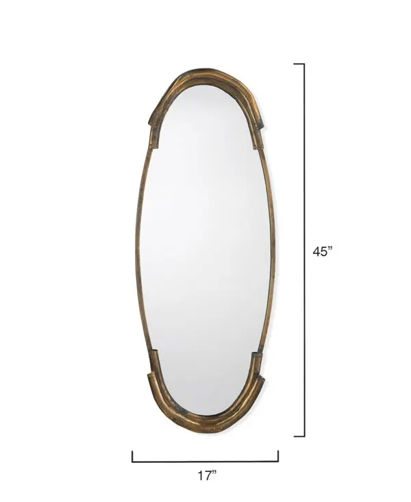 JAMIE YOUNG CO. Margaux Mirror - Antique Brass