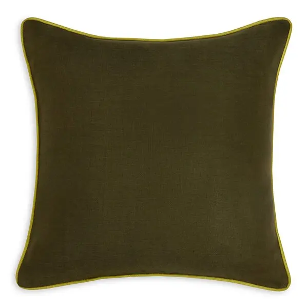 SFERRA Manarola Decorative Pillow, 20 X 20 - Hunter/lime