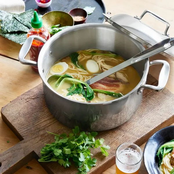 ALL-CLAD D5 Brushed 8-quart Stock Pot With Lid