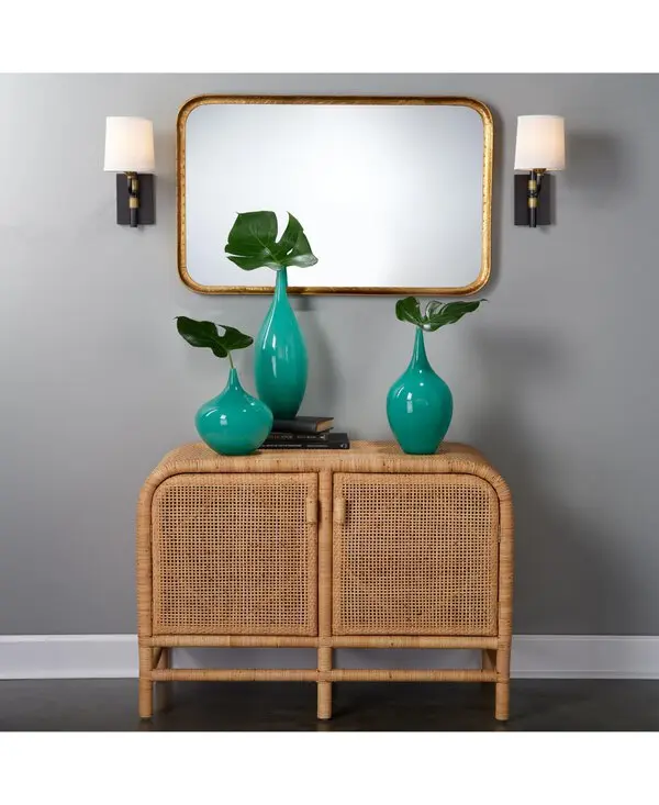 JAMIE YOUNG CO. Principle Iron Rectangle Wall Mirror - Gold