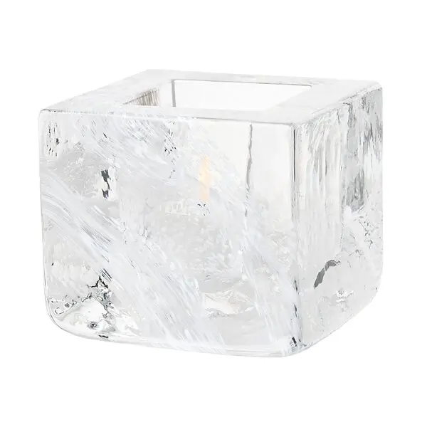 KOSTA BODA Brick Votive - White
