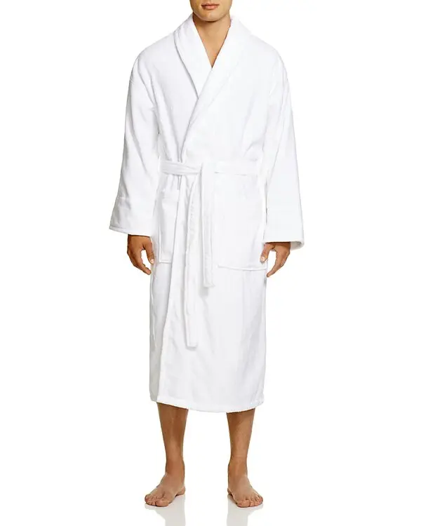 SFERRA Fairfield Velour Robe - White