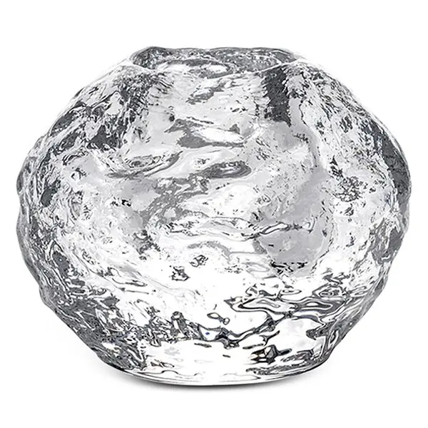 KOSTA BODA Snowball Large Votive Candle Holder - Clear
