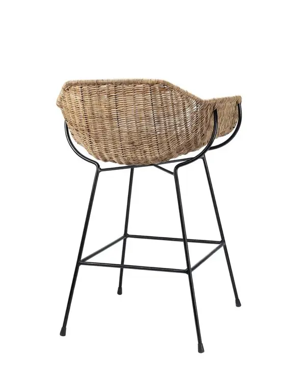 JAMIE YOUNG CO. Nusa Rattan Counter Stool - Brown