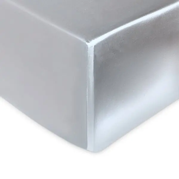 Gingerlily Silk Fitted Sheet, California King - Silver