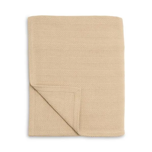 SFERRA Tavira Blanket, Twin - Dark Khaki