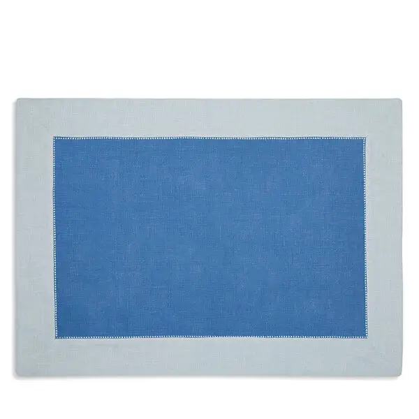 SFERRA Roma Colorblock Placemats, Set Of 4 - Ocean/sky