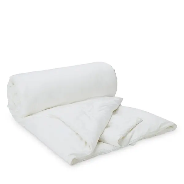 Gingerlily Summer Weight Silk Filled Comforter, Twin - White