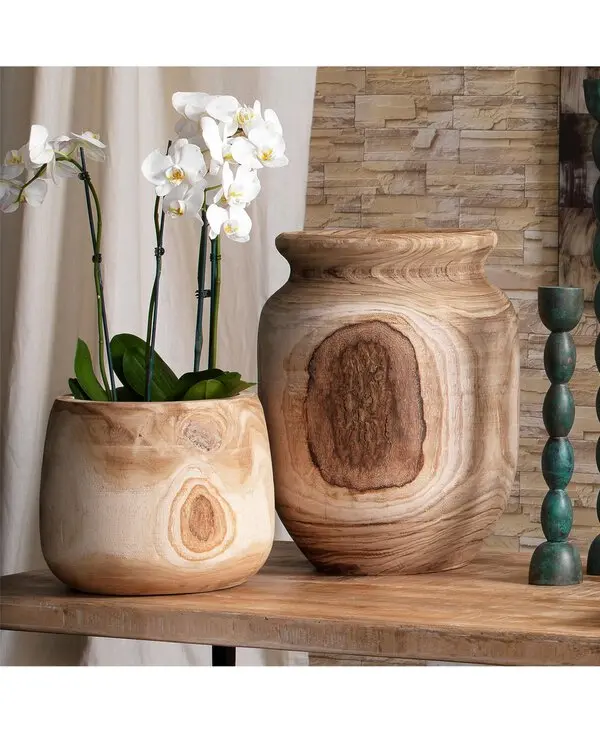 JAMIE YOUNG CO. Topanga Wooden Decorative Vase