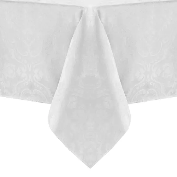 ELRENE HOME FASHIONS Caiden Elegance Damask Oblong Tablecloth, 60 X 84