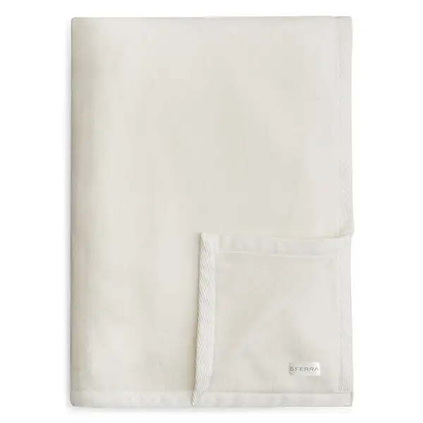 SFERRA St. Moritz Blanket - Snow