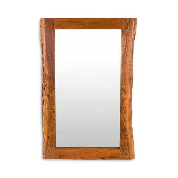 Livabliss Edge Accent Mirror, 36h X 24w - Brown