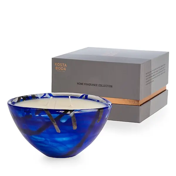 KOSTA BODA Home Fragrance Collection Contrast Candle - Coastal Bloom Scent