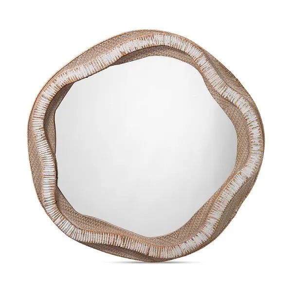 JAMIE YOUNG CO. River Organic Rattan Mirror - Beige