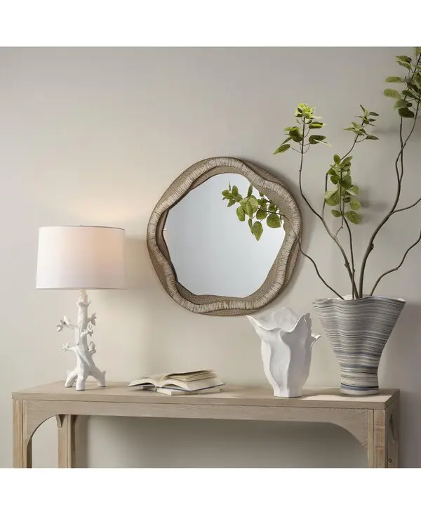 JAMIE YOUNG CO. River Organic Rattan Mirror