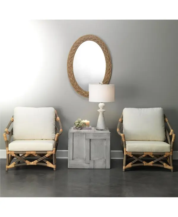 JAMIE YOUNG CO. Lark Braided Oval Mirror