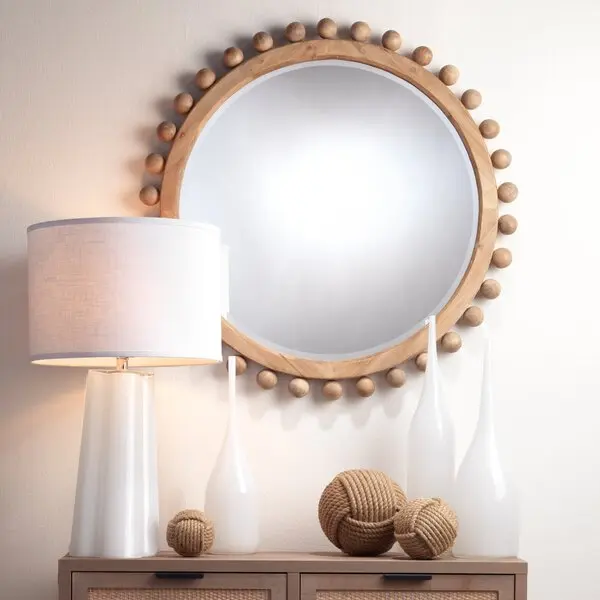 JAMIE YOUNG CO. Brighton Round Wood Mirror