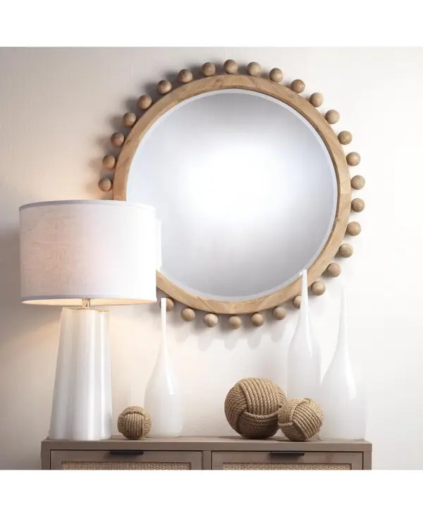 JAMIE YOUNG CO. Brighton Round Wood Mirror