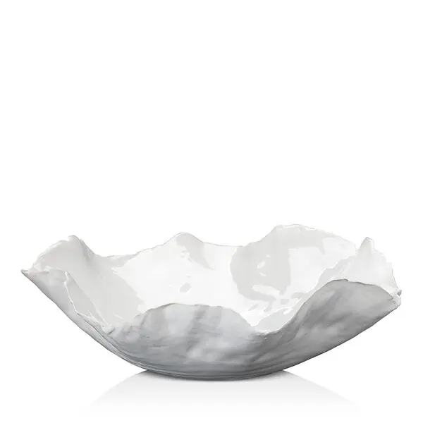 JAMIE YOUNG CO. Peony Bowl - White Ceramic