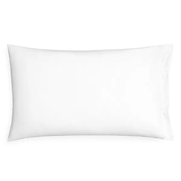 Gingerlily Silk Filled Pillow, Queen - White