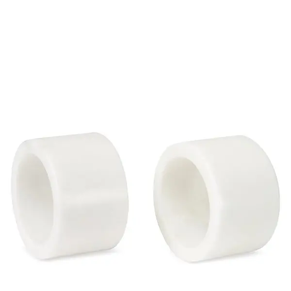 SFERRA Anelli Napkin Ring, Set Of 2 - White