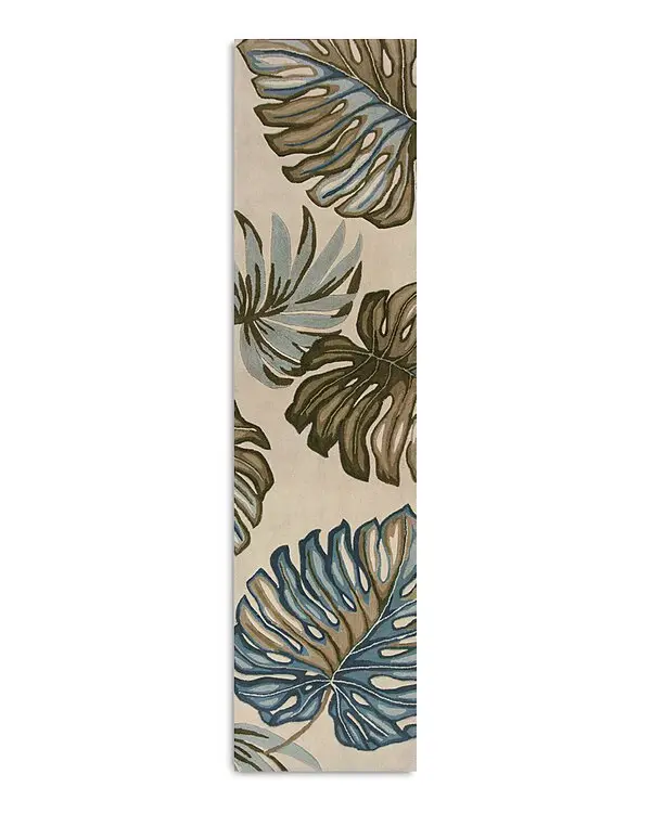 Kas Sparta Florea Runner Area Rug, 2'6 X 10 - Ivory