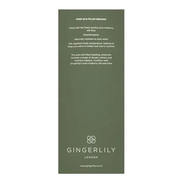 Gingerlily Silk Blend Pillow, Standard
