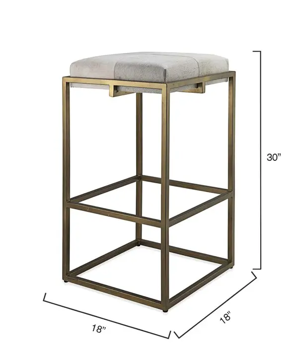 JAMIE YOUNG CO. Shelby Hide Bar Stool
