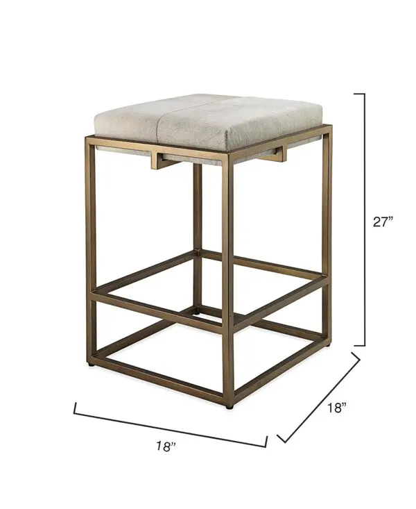 JAMIE YOUNG CO. Shelby Hide Counter Stool