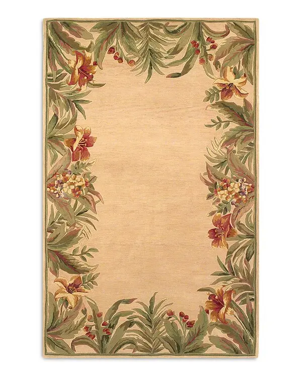 Kas Sparta Rainforest Area Rug, 5'3 X 8'3 - Ivory