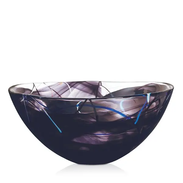 KOSTA BODA Contrast Bowl, Large - Black