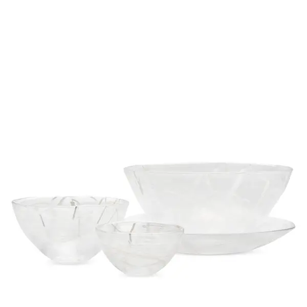 KOSTA BODA Contrast Bowl, Large - White/white