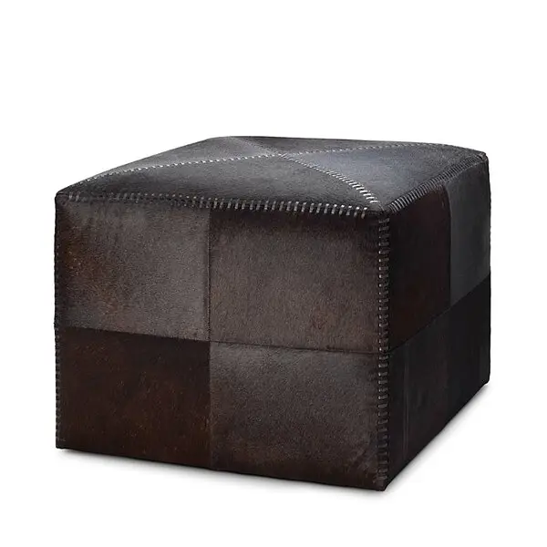 JAMIE YOUNG CO. Hair On Hide Large Ottoman - Brown