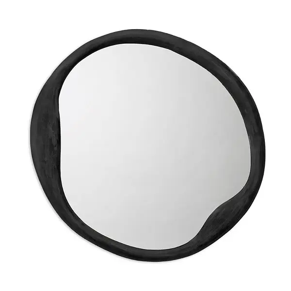 JAMIE YOUNG CO. Organic Metal Round Wall Mirror - Gray