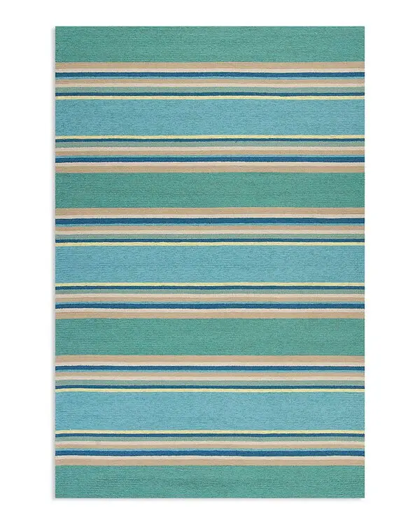 Kas Harbor Stripes Area Rug, 5' X 7'6 - Blue
