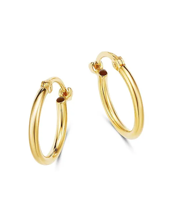 MOON & MEADOW 14k Yellow Hoop Earrings - Gold