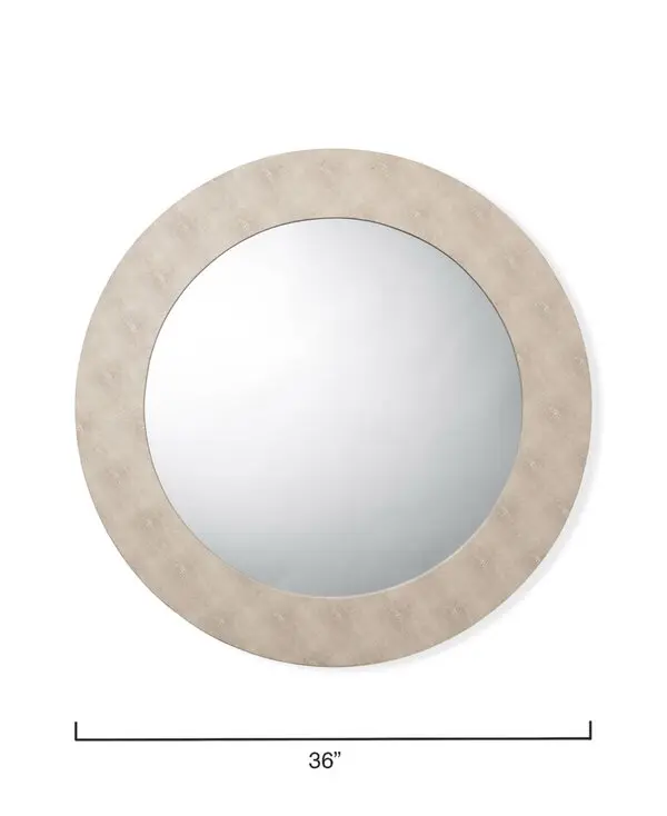 JAMIE YOUNG CO. Chester Round Mirror - Ivory