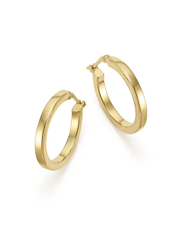 Bloomingdale'S 14k Yellow Square Hoop Earrings - Gold