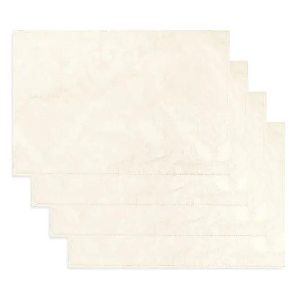 ELRENE HOME FASHIONS Caiden Elegance Damask Napkins, Set Of 4 - Ivory