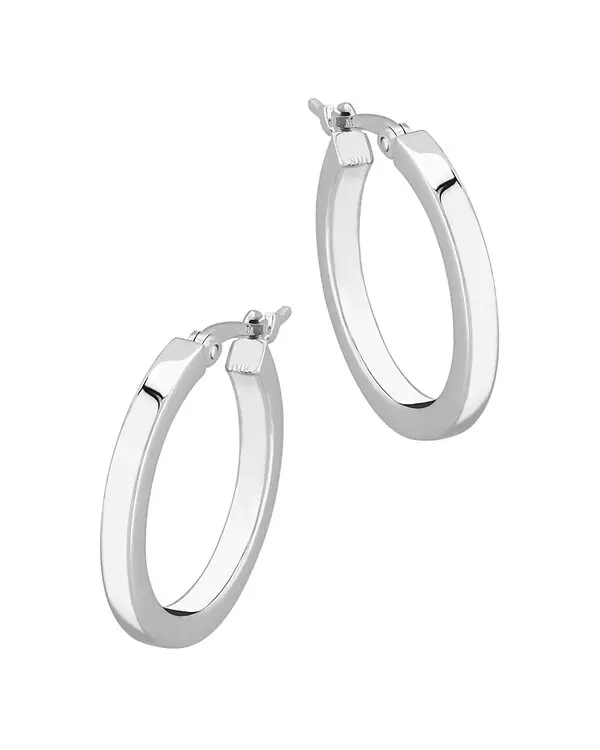 Bloomingdale'S 14k Gold Small Square Hoop Earrings - White