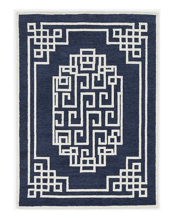 Kas Gramercy 1613 Area Rug, 5' X 7 - Navy/ivory