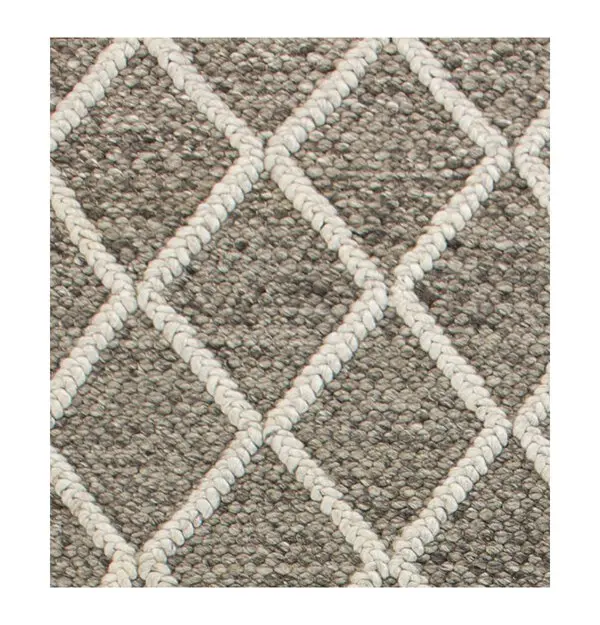 Kas Cortico Diamonds Area Rug, 5' X 7 - Dark Gray
