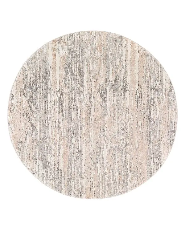 Livabliss Venice Vne-2301 Round Area Rug, 5'3 X 5'3 - Beige