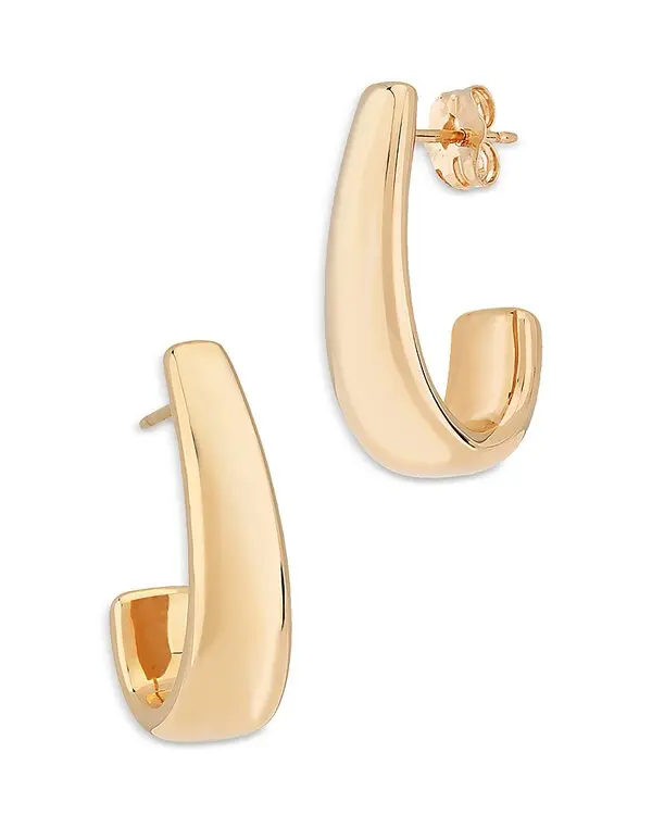 Bloomingdale'S J Hoop Earrings - Gold