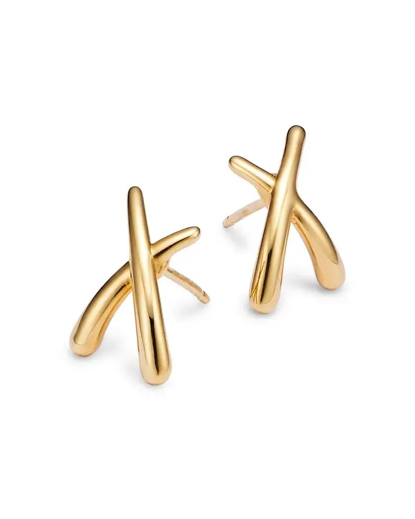 Bloomingdale'S 14k Small X Stud Earrings